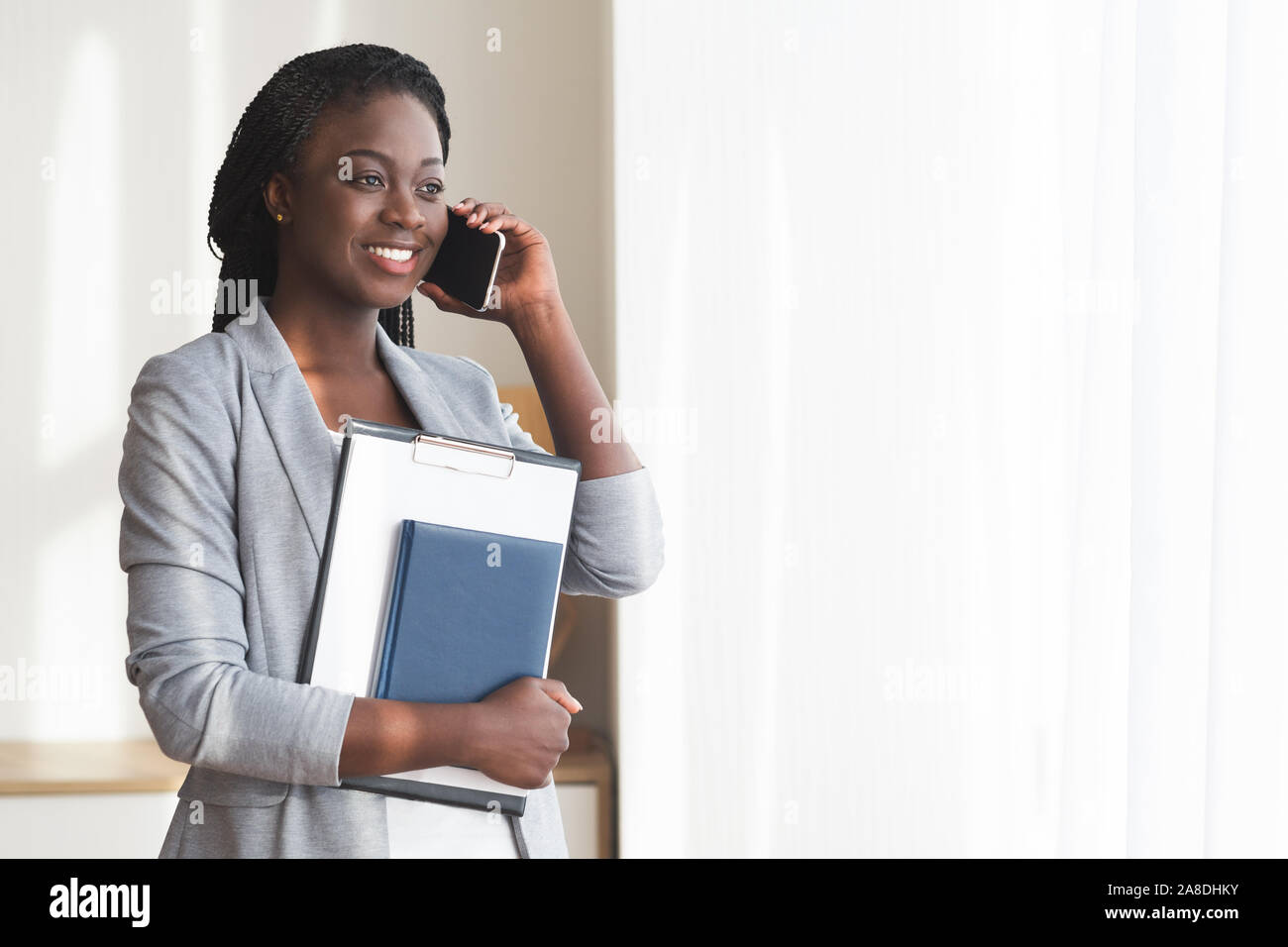 Black female job applicant hi-res stock photography and images - Alamy