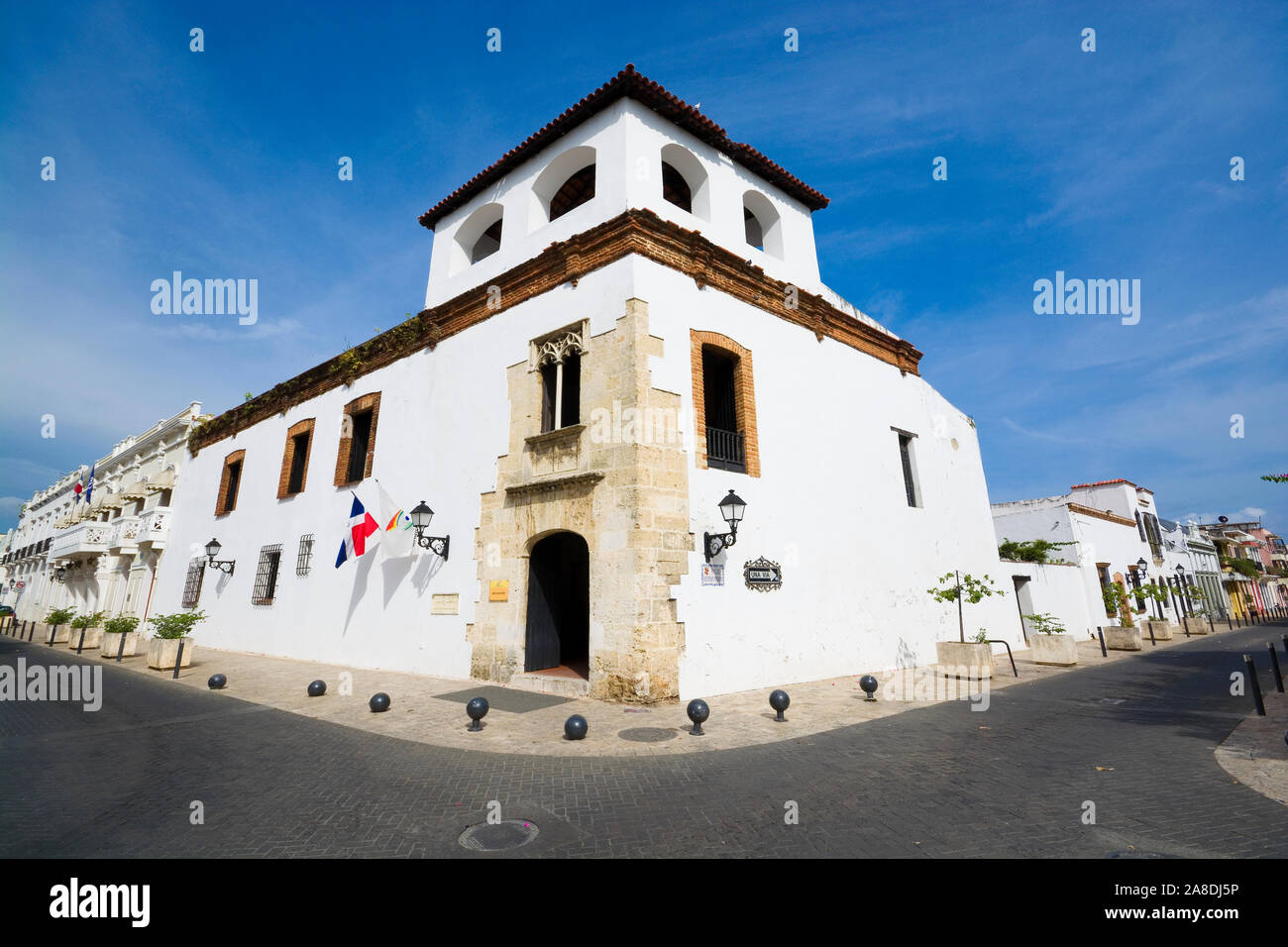 SANTO DOMINGO, DOMINICAN REPUBLIC - JUNE 26, 2019: Architecture of ...