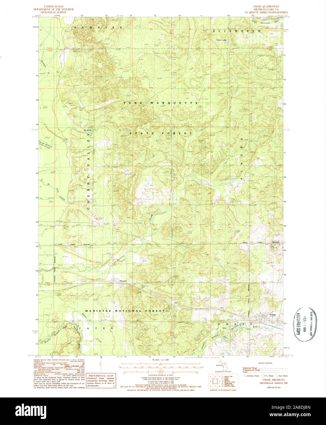 Map of chase Cut Out Stock Images & Pictures - Alamy