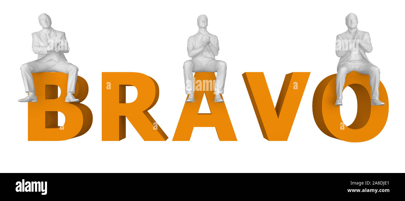 Bravo word hi-res stock photography and images - Alamy
