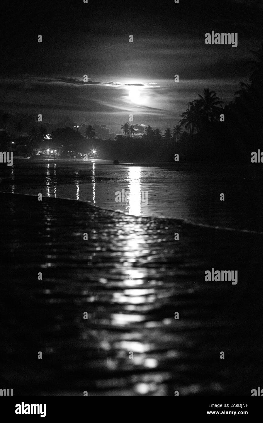 Bali paradise beach Black and White Stock Photos & Images - Alamy