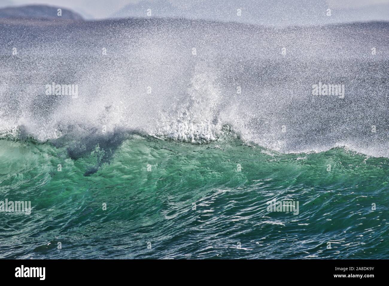 Waves, Assynt, Scotland Stock Photo - Alamy