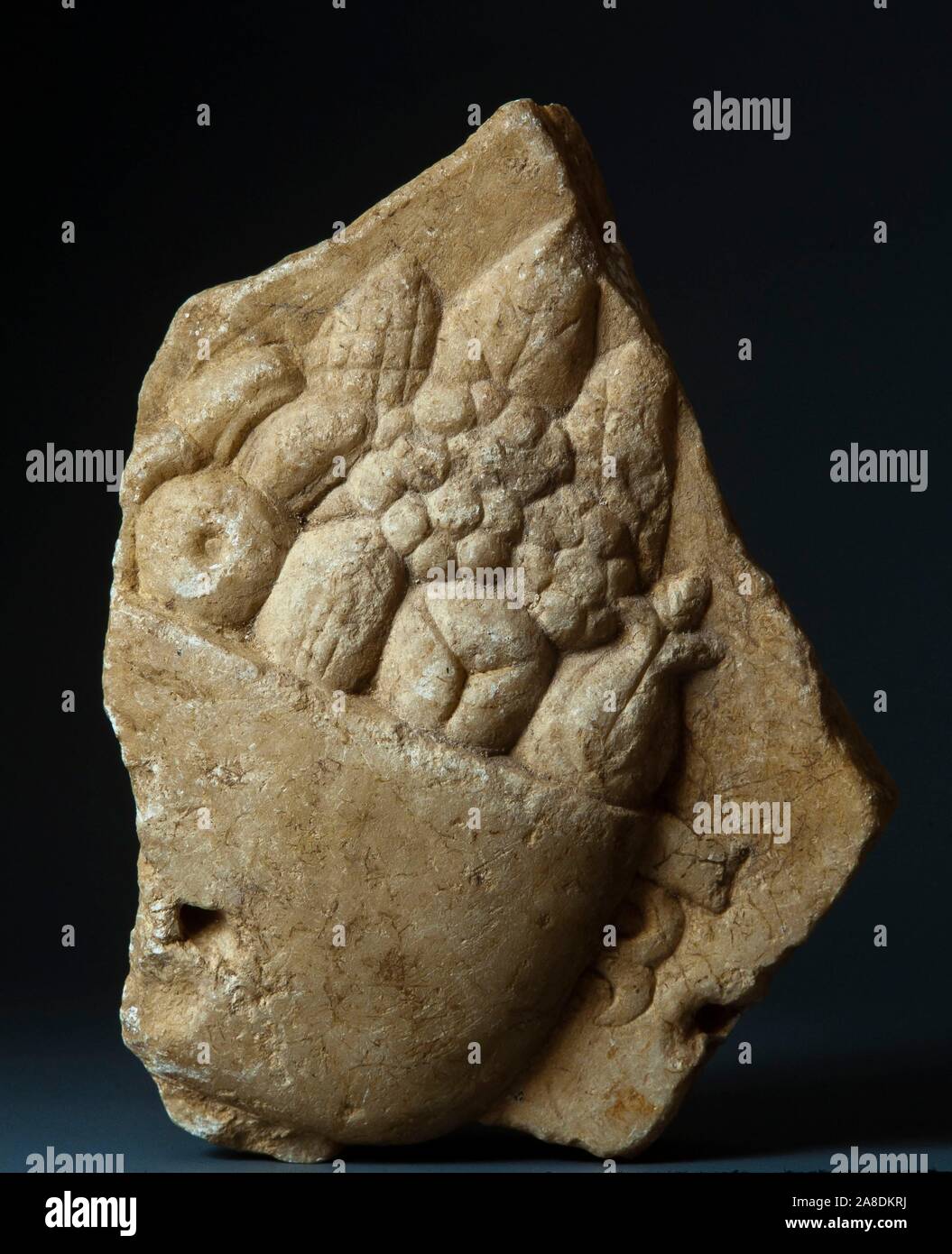 Roman table stand, marble, 2nd century, from the archeological site of ...