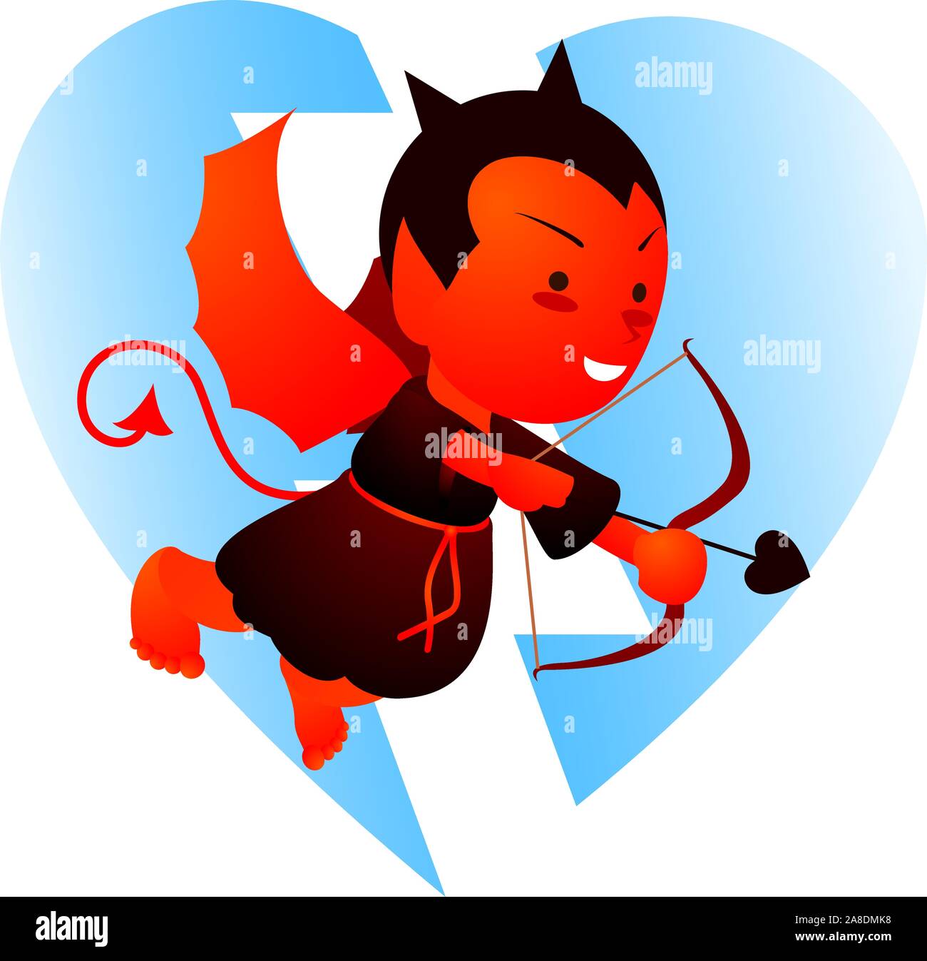 Evil Cupid Drawing