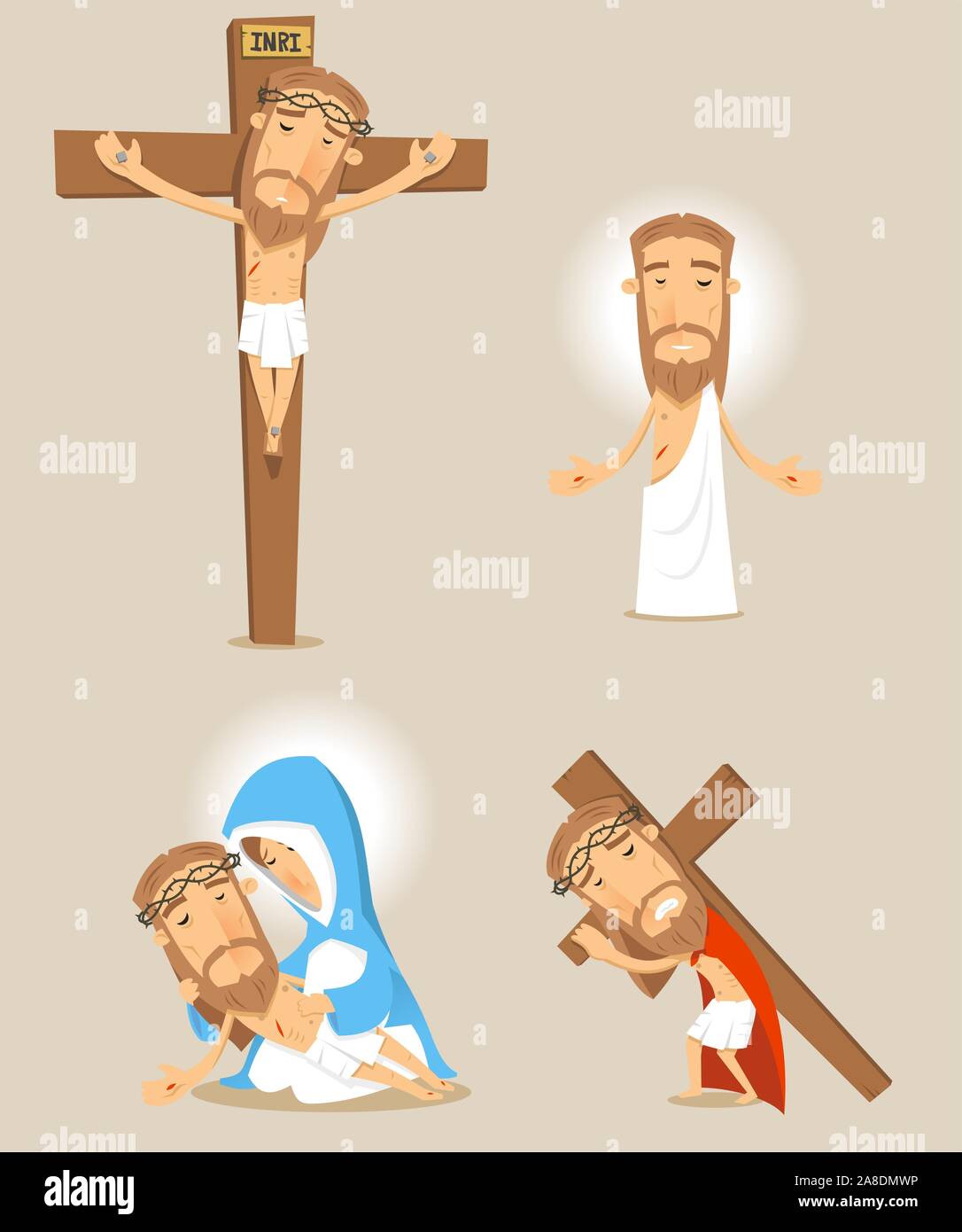 Passion christ Stock Vector Images - Alamy