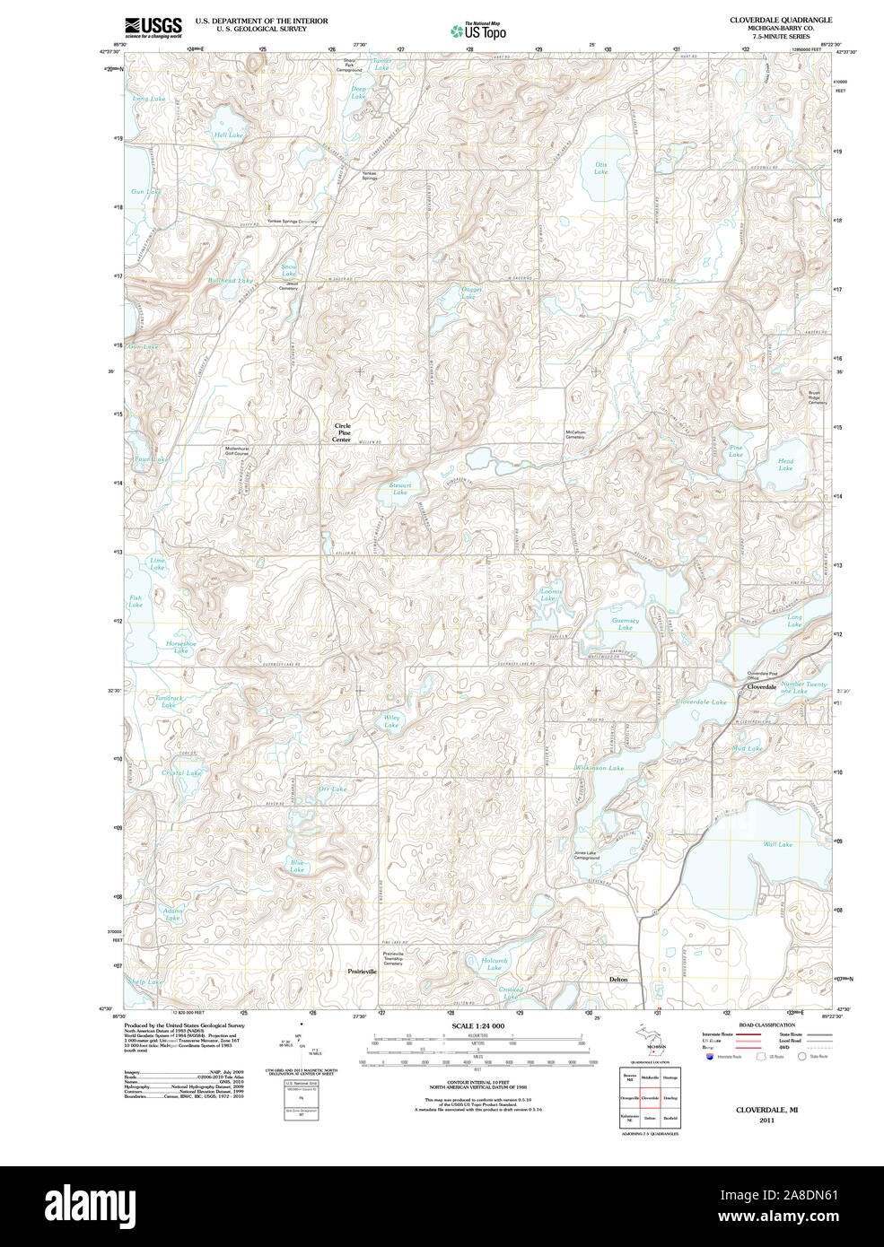 Map of cloverdale hi-res stock photography and images - Alamy