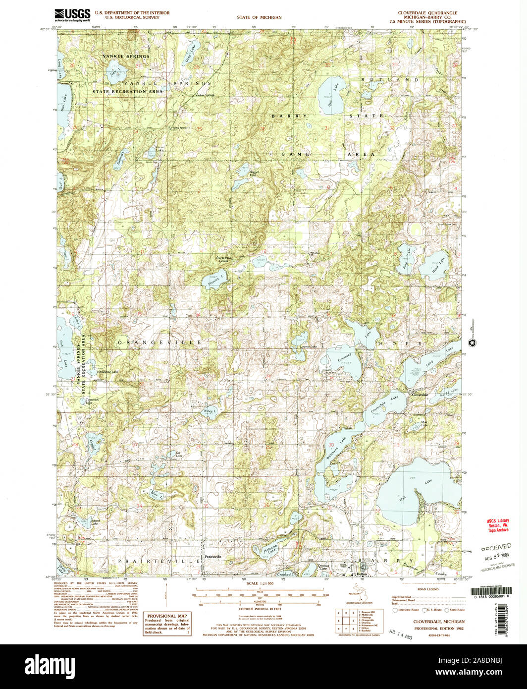 Map of cloverdale hi-res stock photography and images - Alamy
