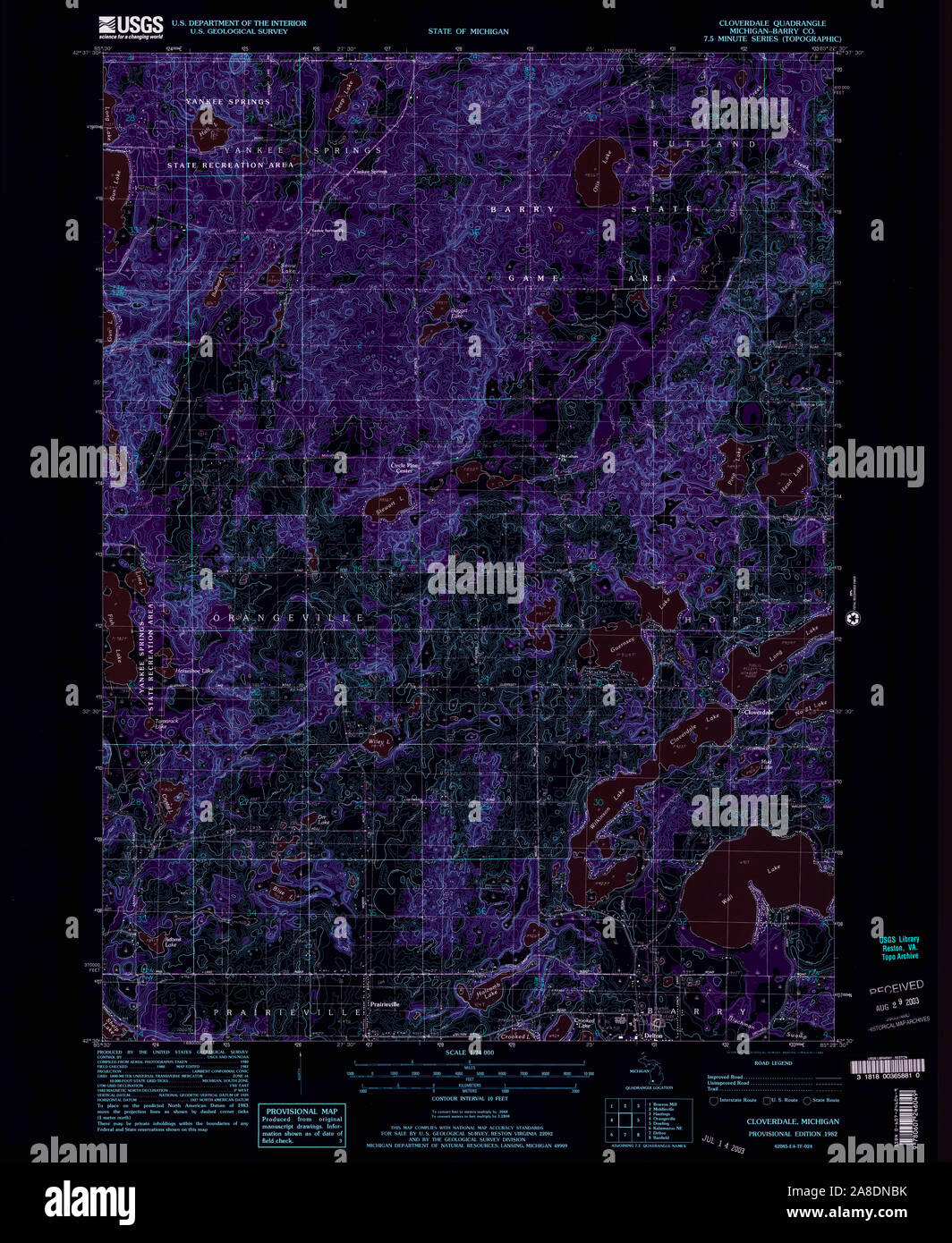 Map of cloverdale hi-res stock photography and images - Alamy