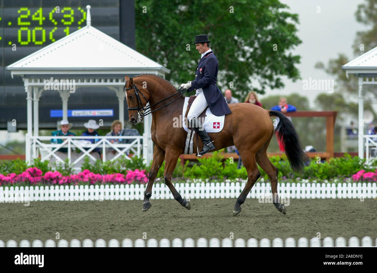 Olympic Games, Sydney 2000, Daniel Ramseir (SUI) riding Rali Baba Stock ...