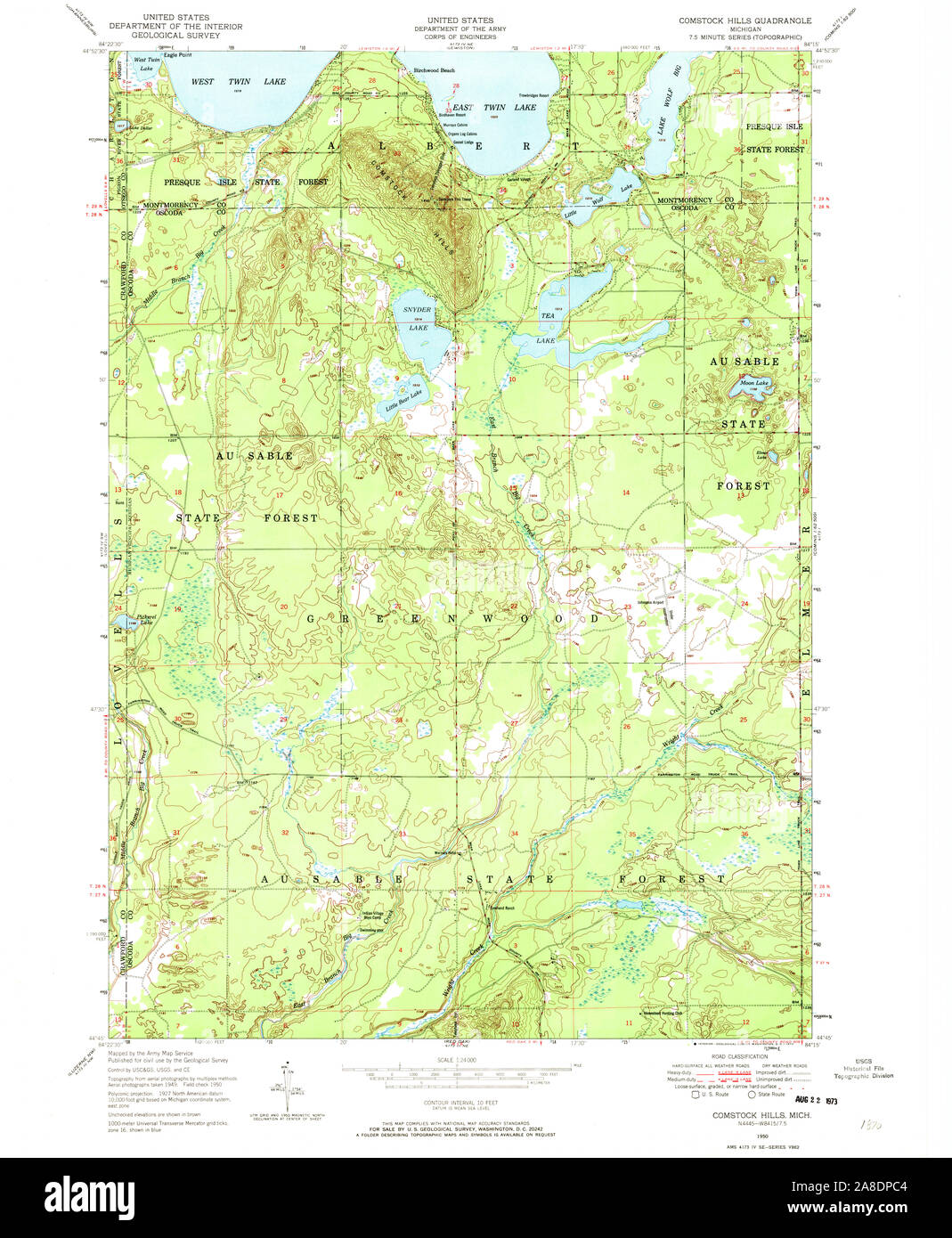 Map of comstock hi-res stock photography and images - Alamy