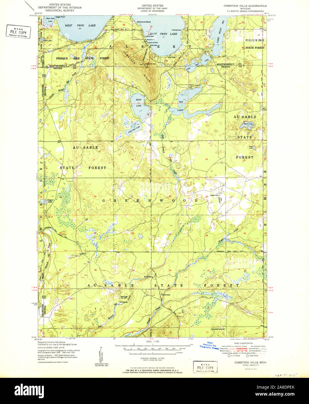 Map of comstock hi-res stock photography and images - Alamy