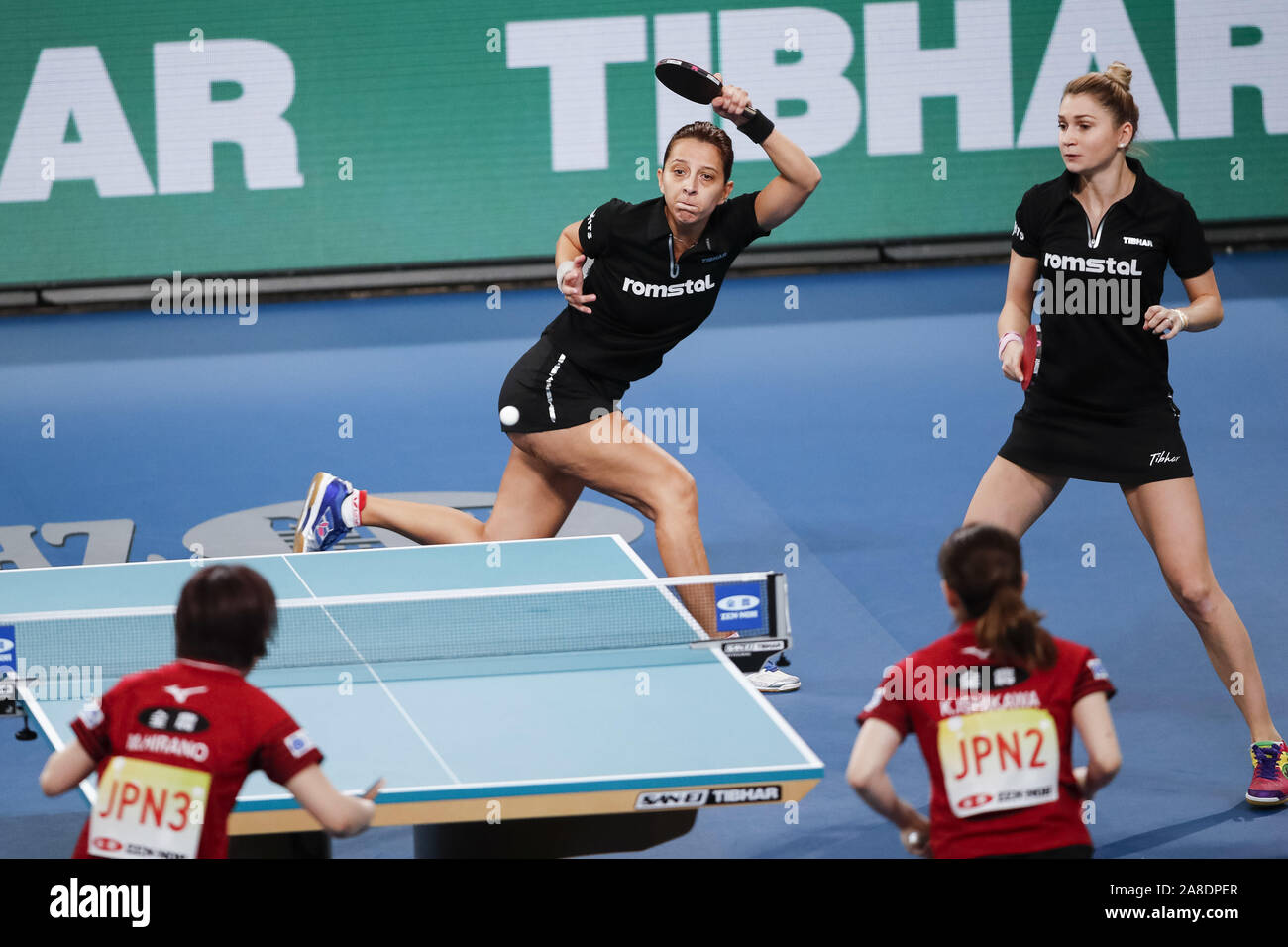 Tokyo, Japan. 8th Nov, 2019. (Black) Elizabeta Samara and Daniela ...