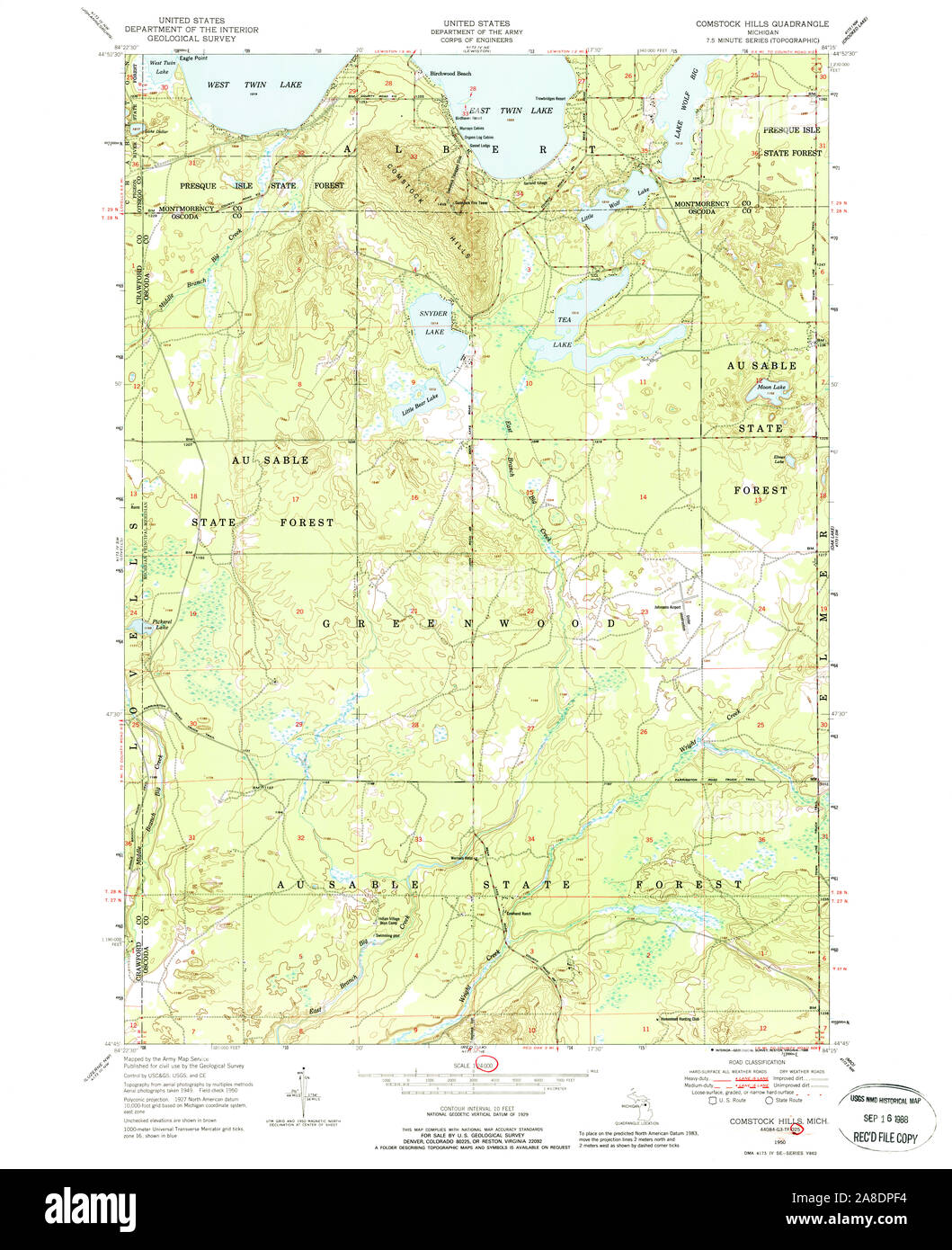 Map of comstock hi-res stock photography and images - Alamy