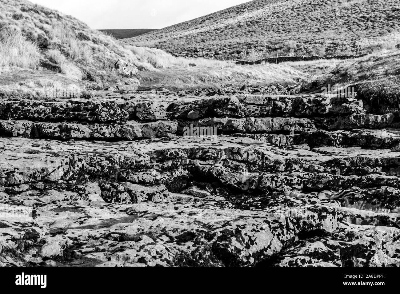 Hull Pot in the Yorkshire Dales Stock Photo - Alamy