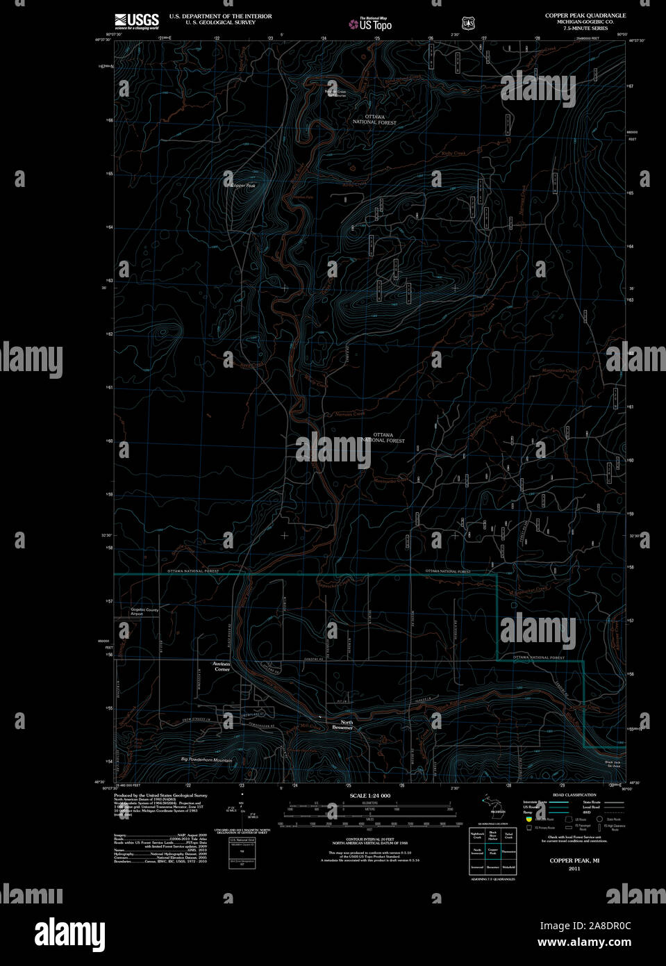 Geological survey map copper hi-res stock photography and images - Alamy