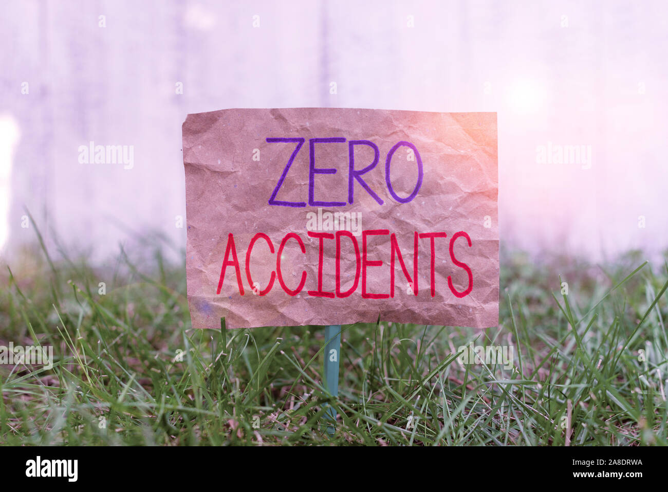 Word writing text Zero Accidents. Business photo showcasing important ...