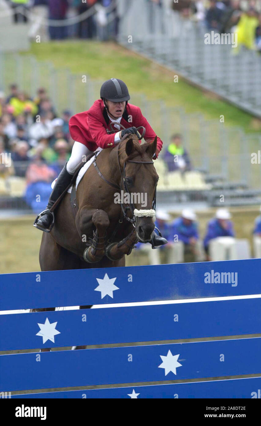 Olympic Games, Sydney 2000, , Thomas Velin (DEN) riding Carnute Stock ...