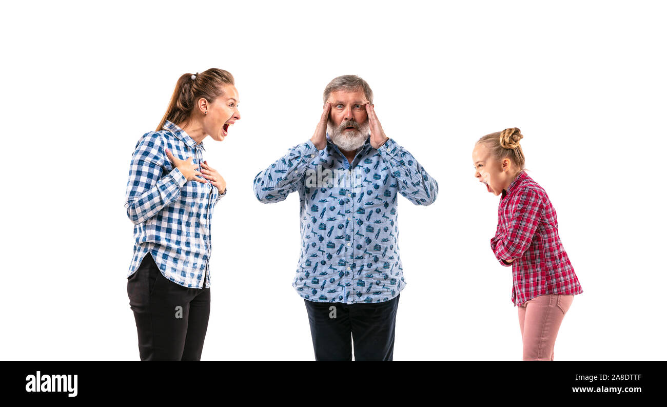 Adult argue parents hi-res stock photography and images - Alamy