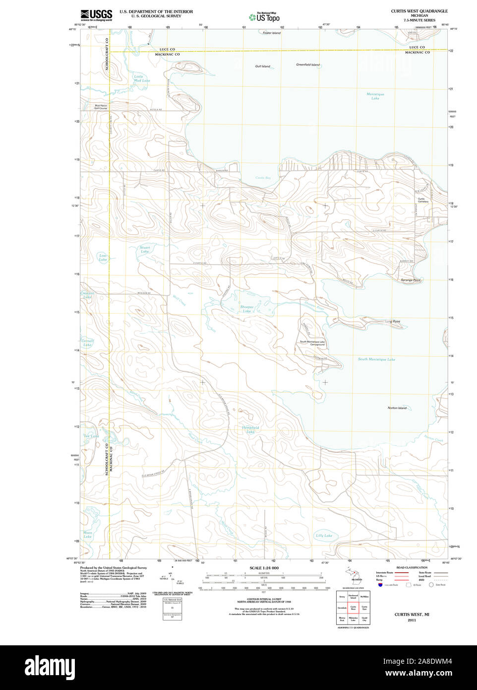 Map of curtis hi-res stock photography and images - Alamy