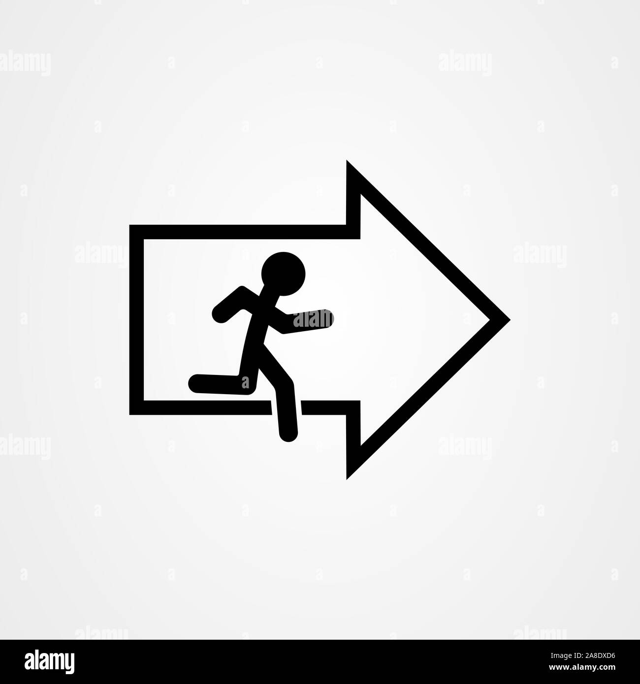 Man doorway silhouette Stock Vector Images - Alamy