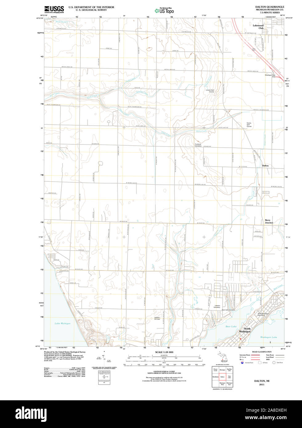 Map of dalton hi-res stock photography and images - Alamy