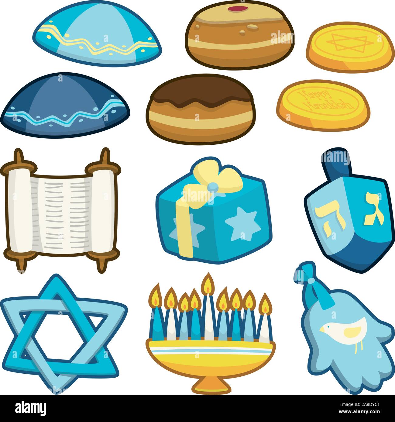Jewish icon set 3 Stock Vector Image & Art - Alamy