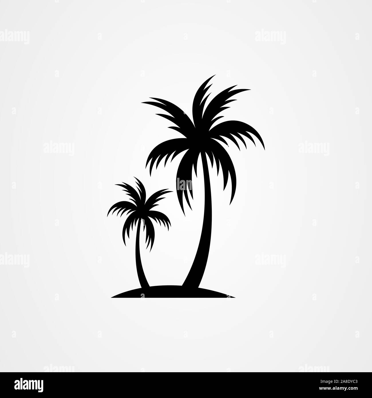Simple Palm Tree Vector