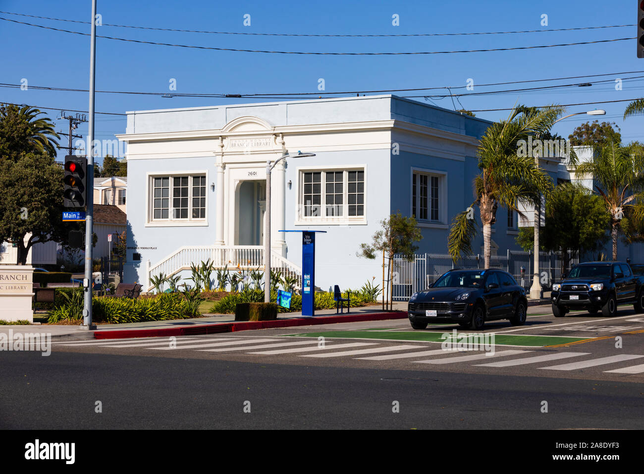 Santa Monica library, Ocean Park blvd, , Los Angeles County, California ...