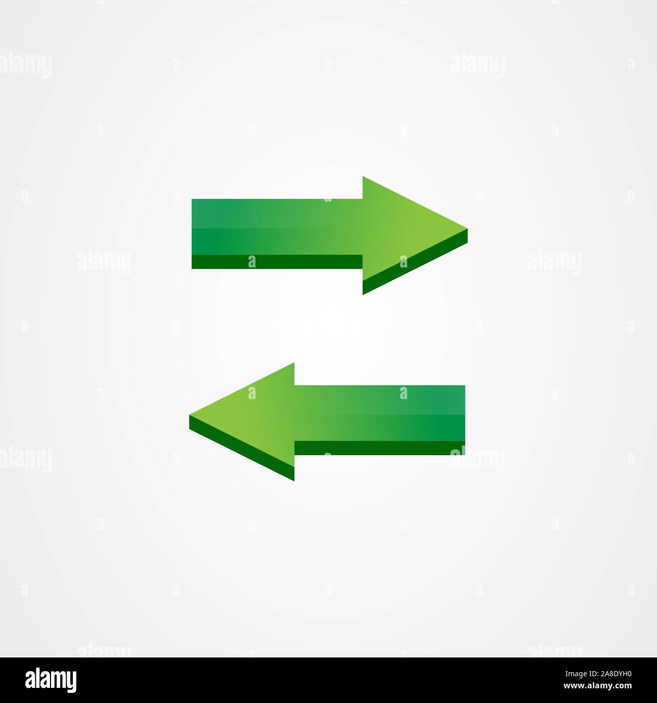 Two Arrows Left Right High Resolution Stock Photography and Images - Alamy