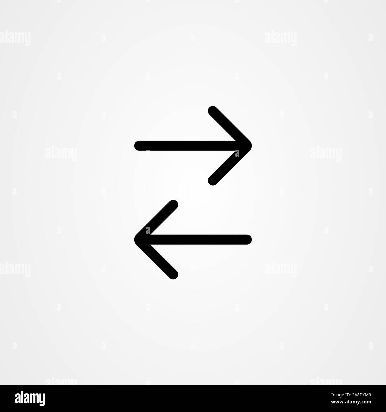 Left and right arrow arrows hi-res stock photography and images - Alamy