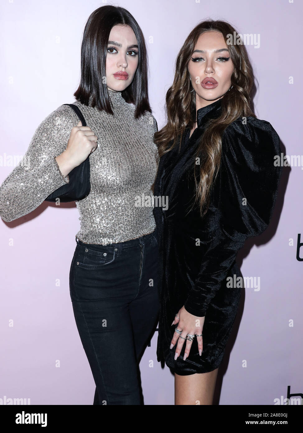 WEST HOLLYWOOD, LOS ANGELES, CALIFORNIA, USA - NOVEMBER 07: Models ...