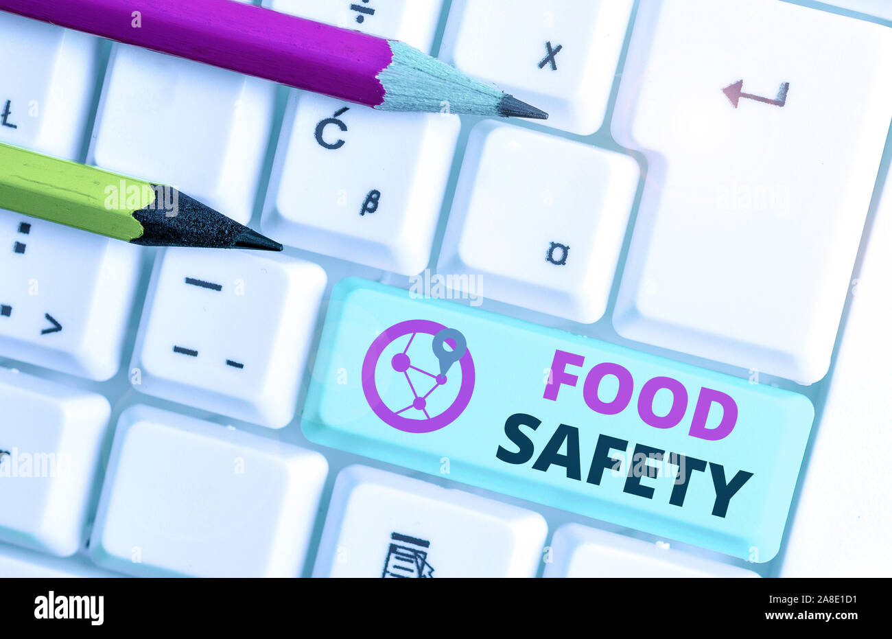 Kitchen food handling sign hi-res stock photography and images - Alamy