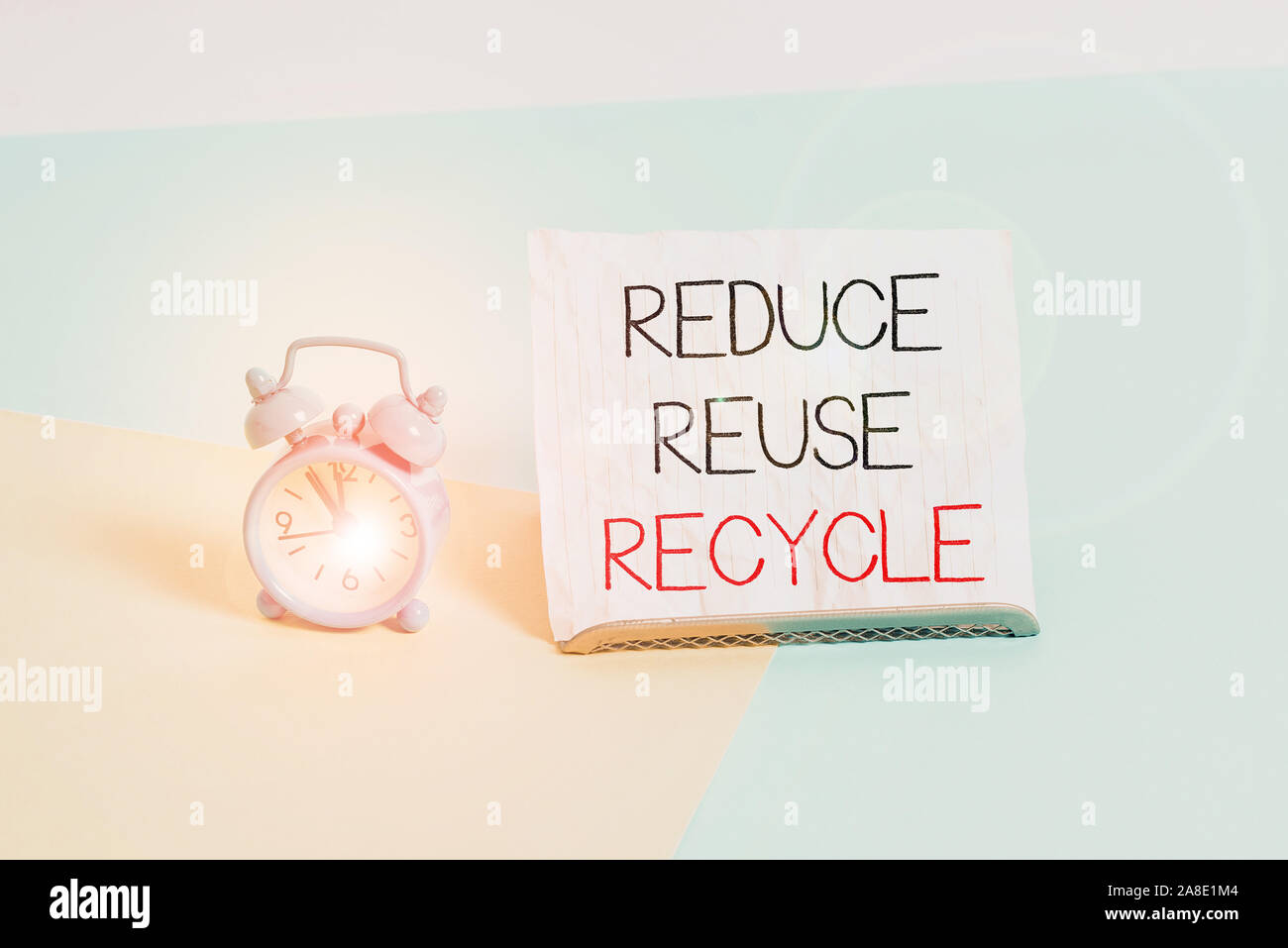 Conceptual hand writing showing Reduce Reuse Recycle. Concept meaning ...