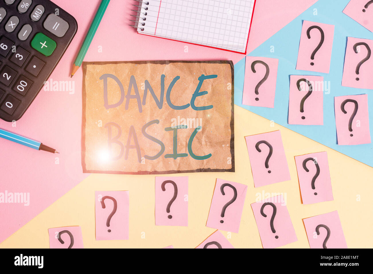 Writing note showing Dance Basic. Business concept for activity that ...