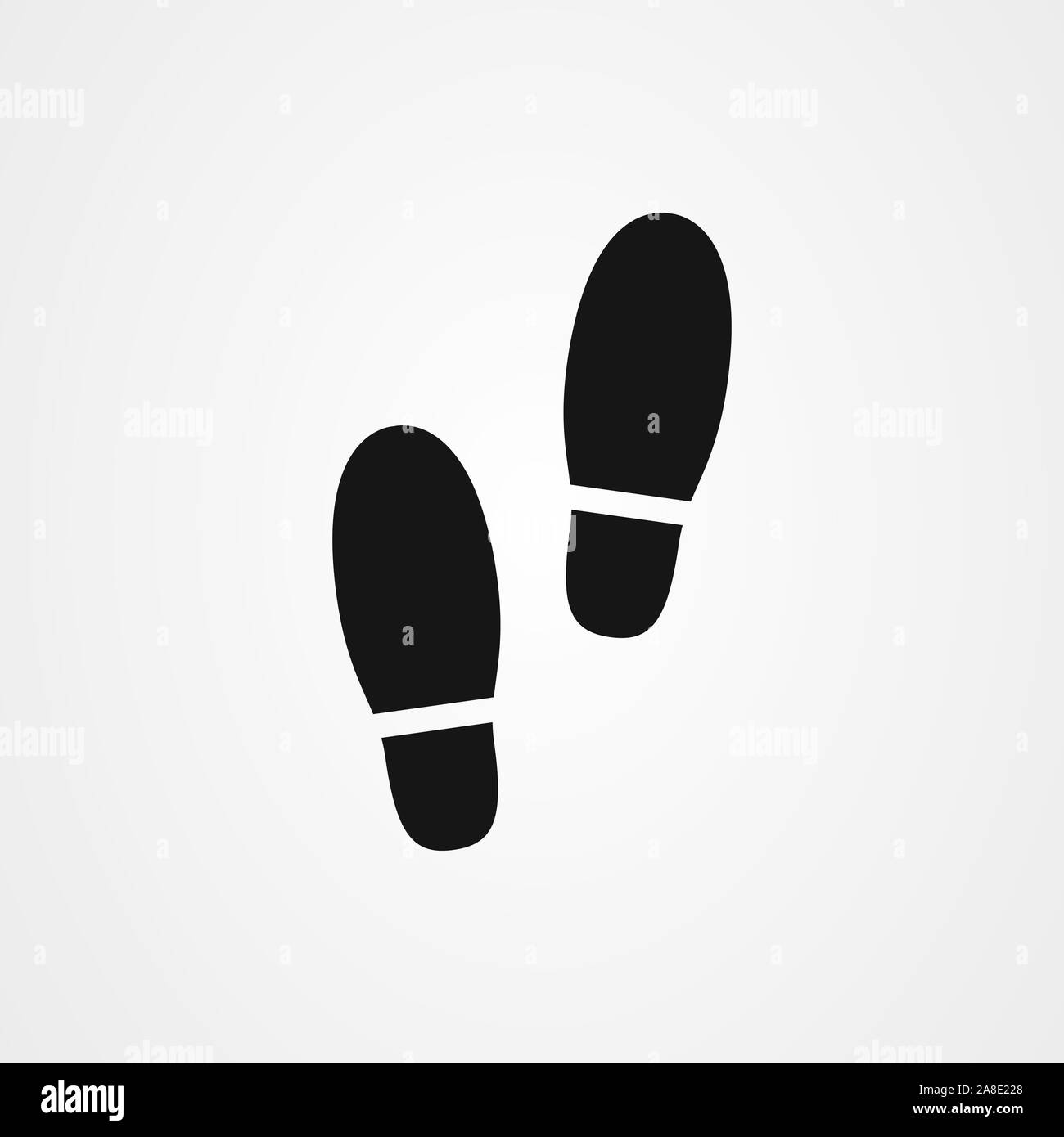 Footstep trail Stock Vector Images - Alamy