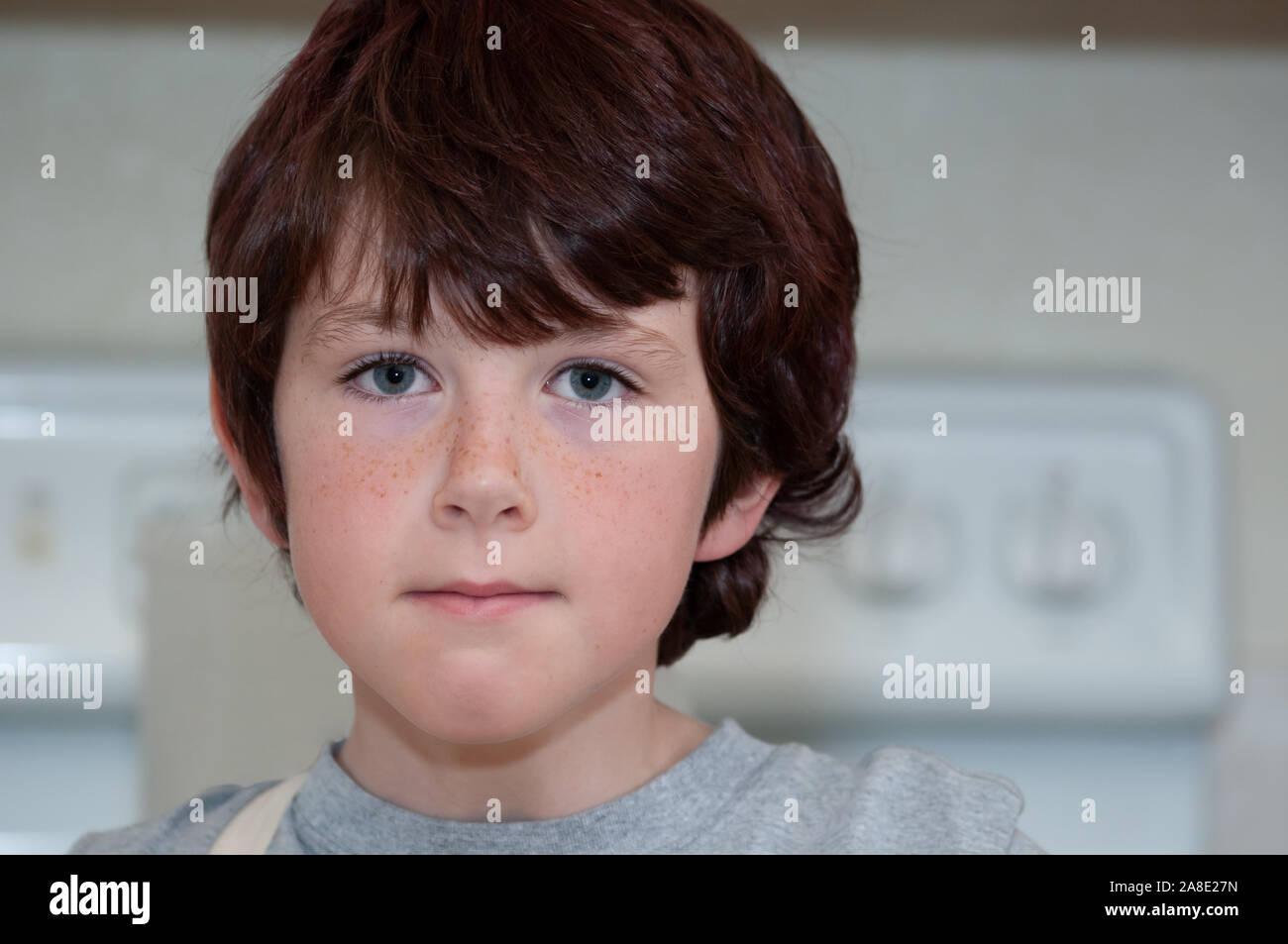 Handsome young man getting ready for school Stock Photo - Alamy