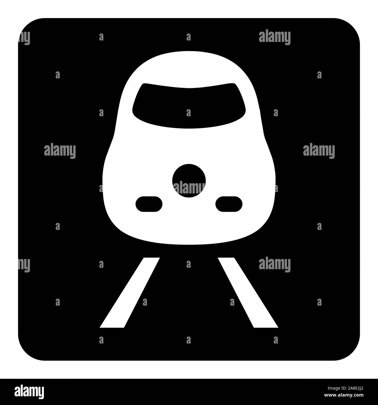 Train icon illustration Stock Vector Image & Art - Alamy