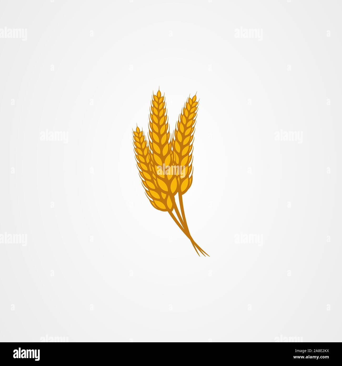 Golden Rice Grains Stock Vector Images - Alamy