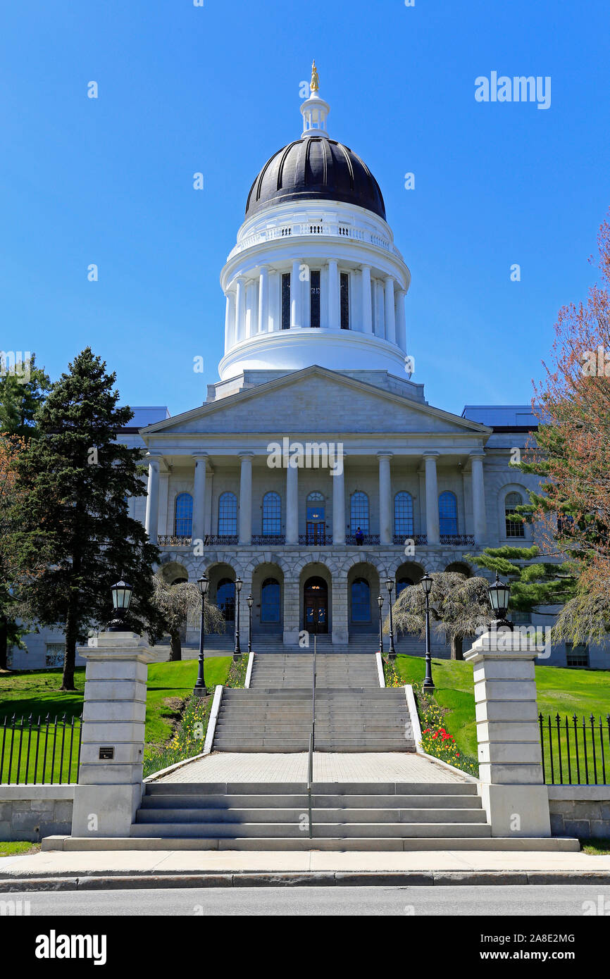 Maine State House, Augusta, Maine, USA Stock Photo - Alamy