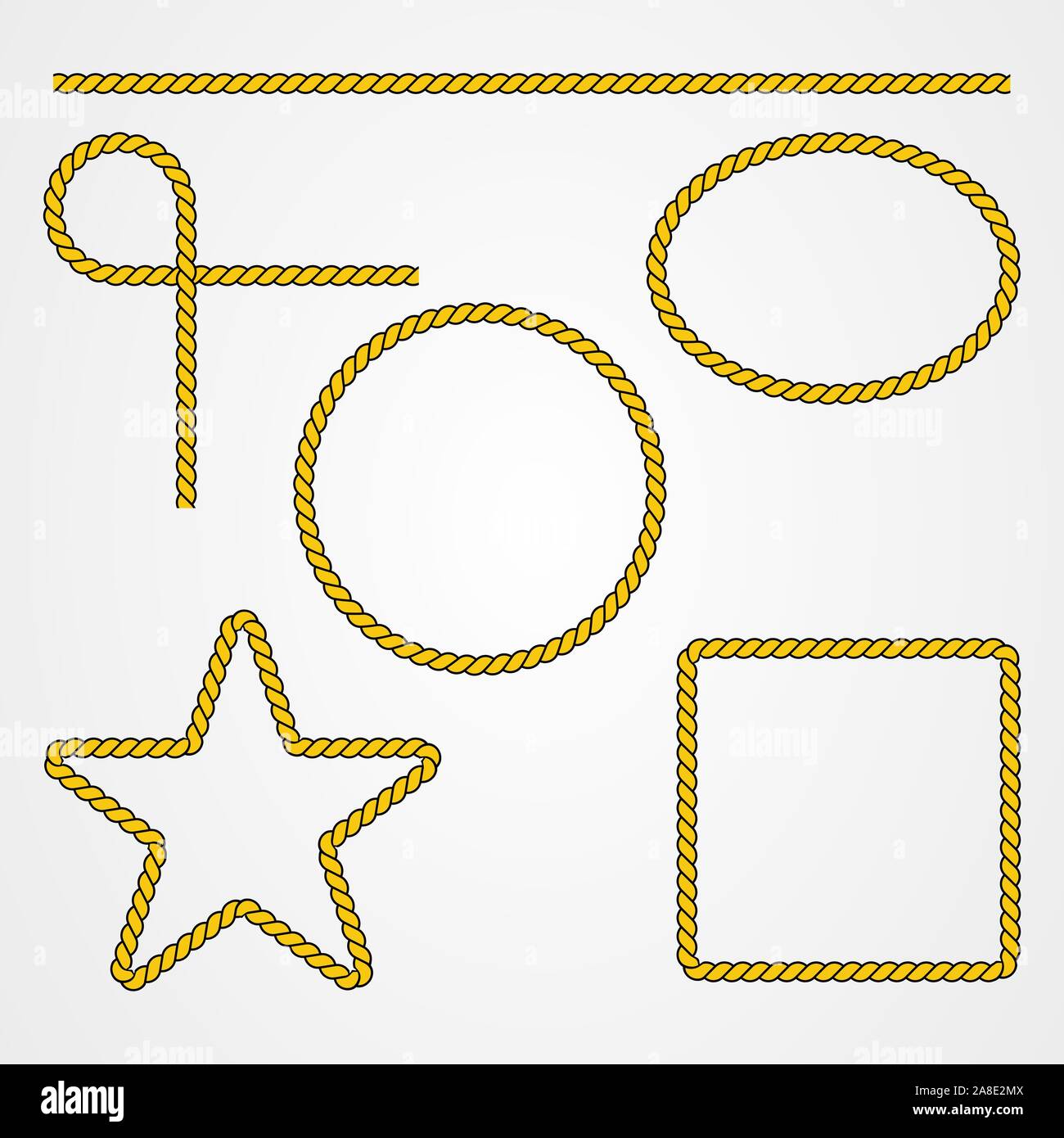 Gold rope hi-res stock photography and images - Alamy