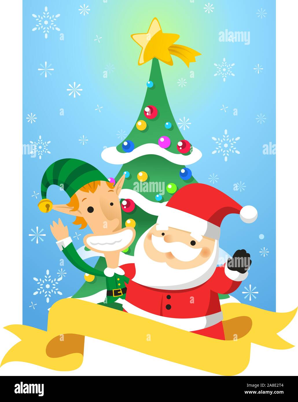 Merry christmas banner nativity Stock Vector Images - Alamy