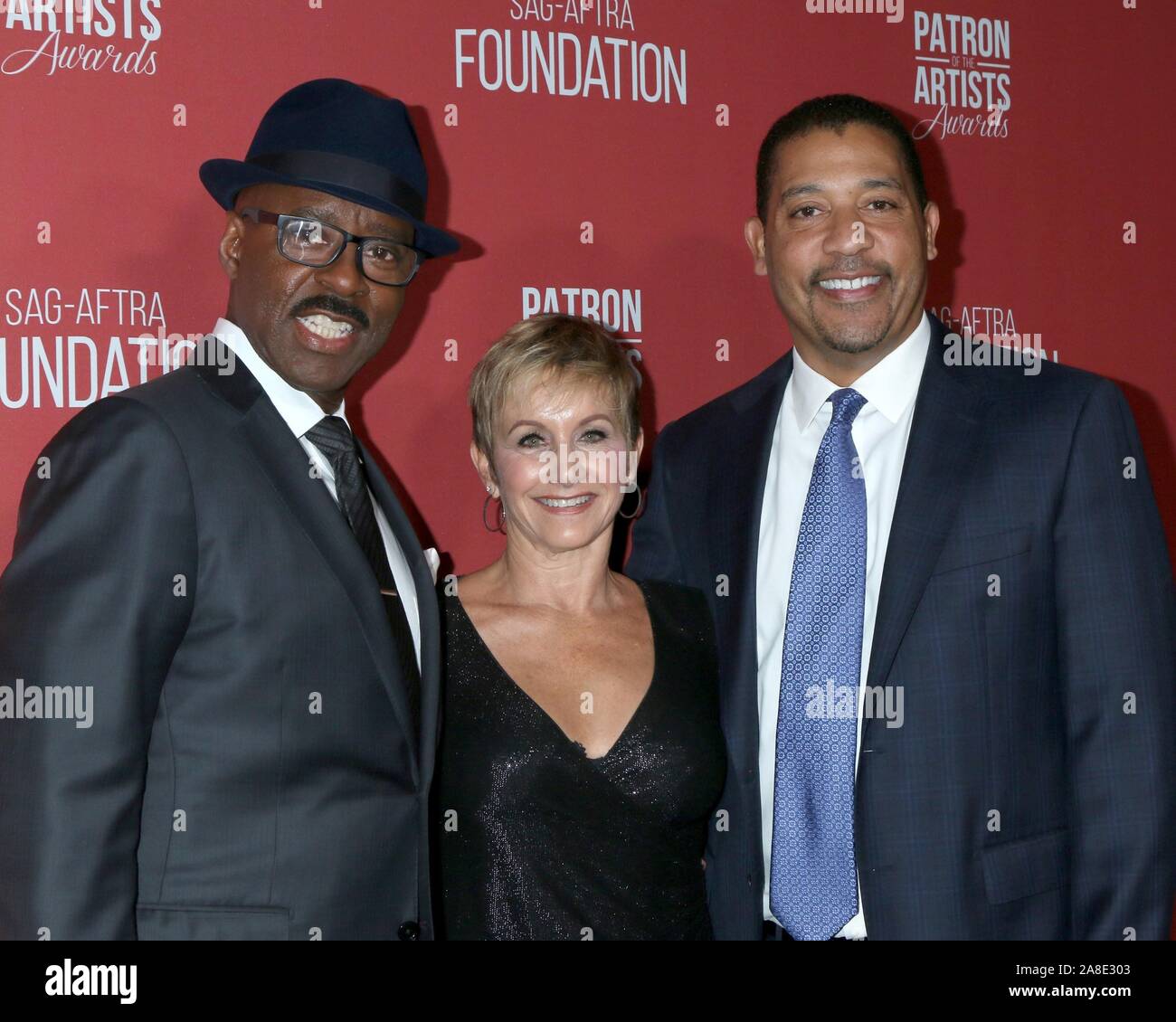 Beverly Hills, CA. 7th Nov, 2019. Courtney B Vance, Gabrielle Carteris ...