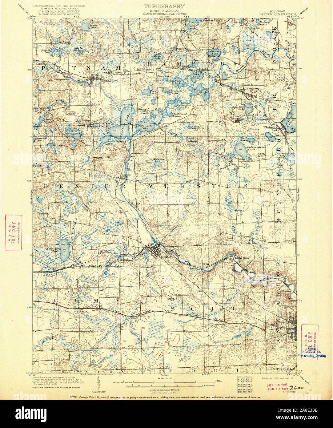 Map of dexter hi-res stock photography and images - Alamy