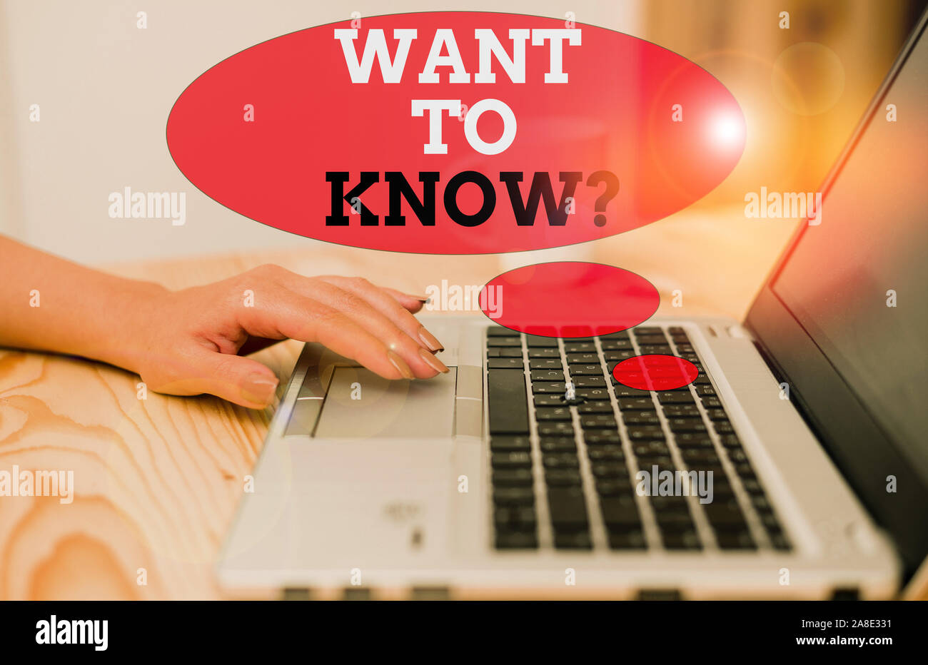 Handwriting text Want To Know Question. Conceptual photo Request for ...