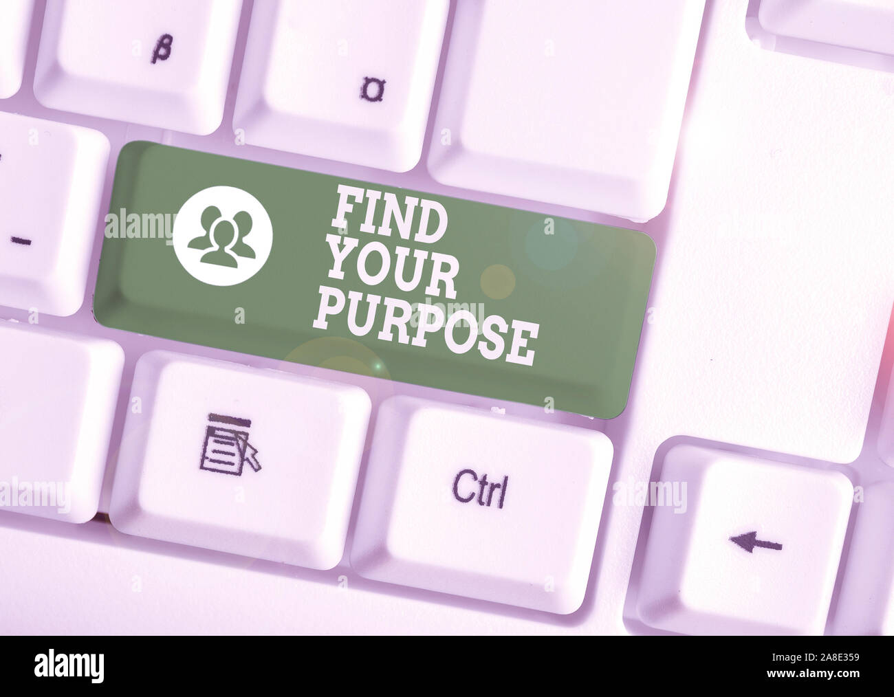 Handwriting text Find Your Purpose question. Conceptual photo reason ...