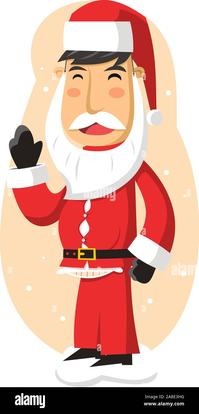 Santa claus costume christmas Stock Vector Images - Alamy