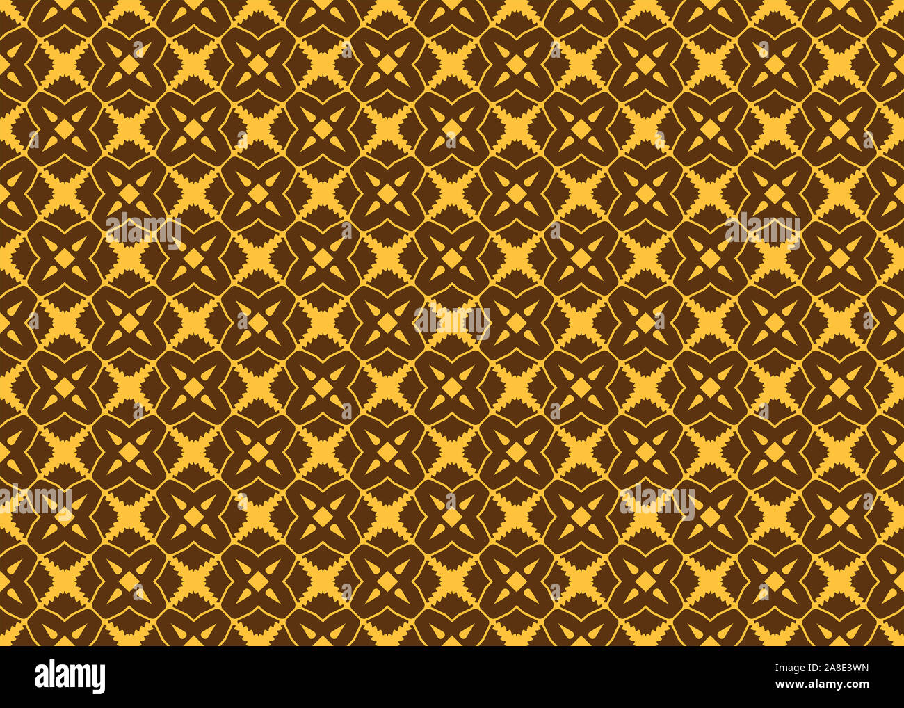 Seamless geometric pattern. In yellow and brown colors Stock Photo - Alamy