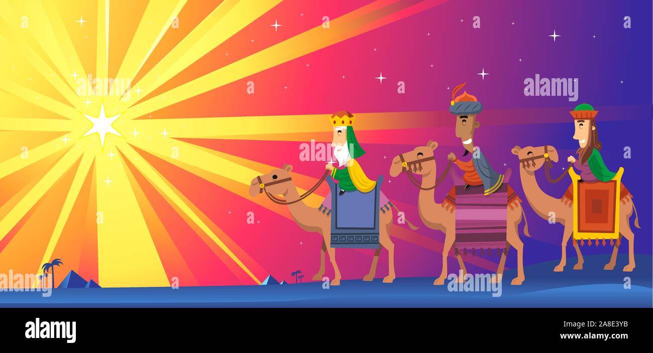 Three wise men mary Stock Vector Images - Alamy