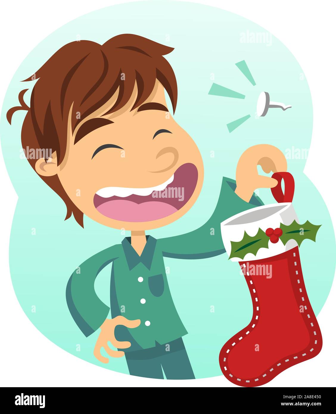 Boys stocking vector hi-res stock photography and images - Alamy