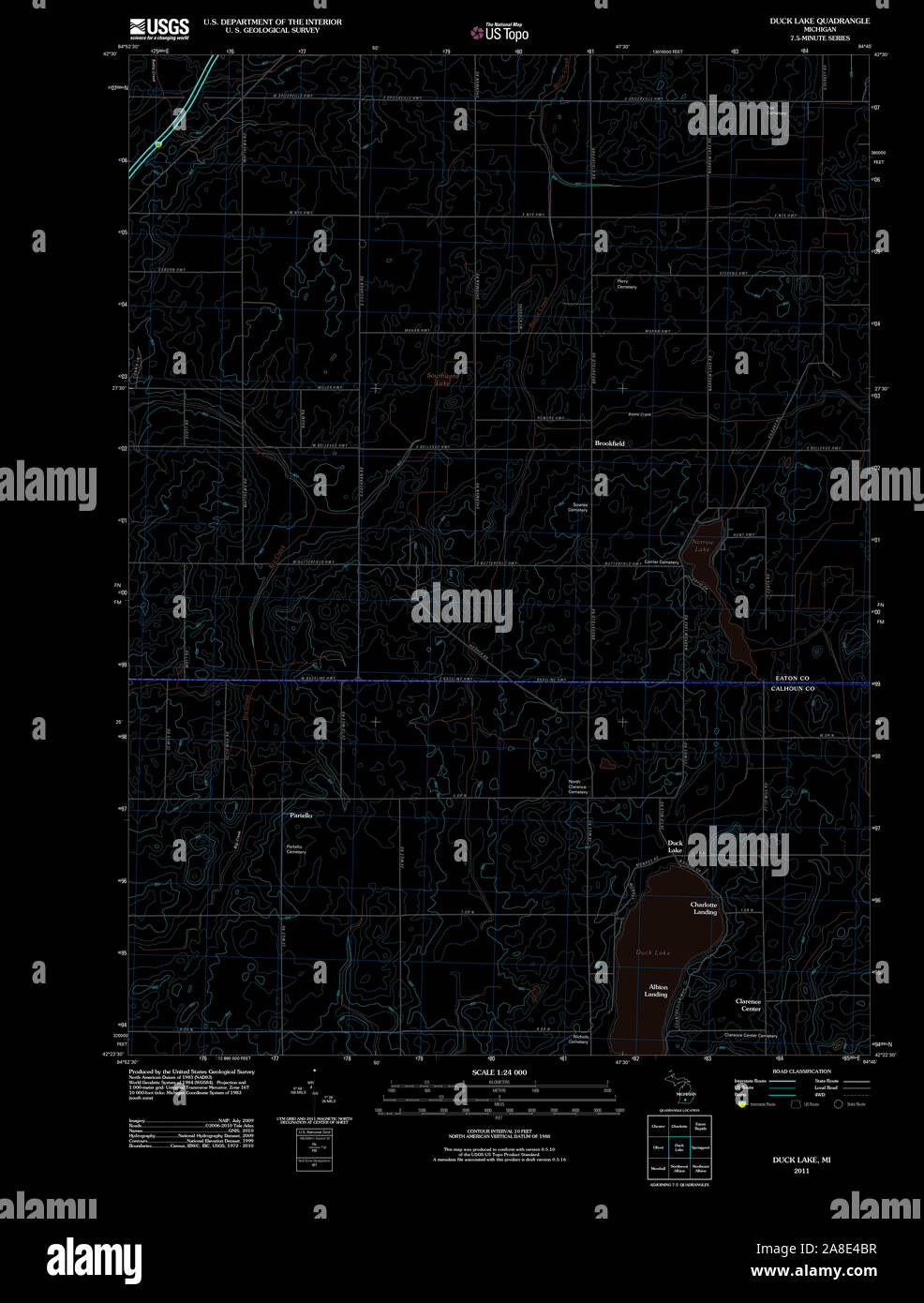 Duck lake map hi-res stock photography and images - Alamy